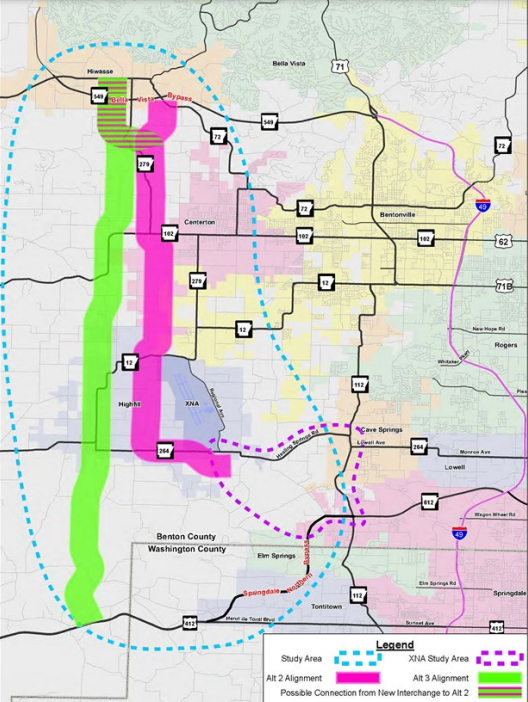 ARDOT hosts public meetings on competing road expansion plans in NWA